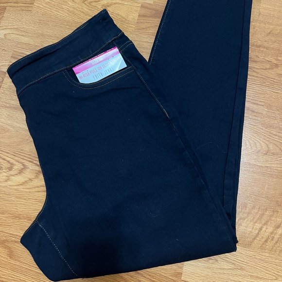 Faith Jeans | Jeans | Ladies Hi Rise Pull On Ultra Skinny Jeans Dark ...